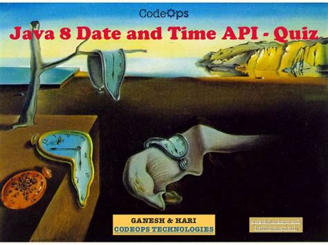 Java 8 Date And Time Api Quiz Java Se 8 Certification