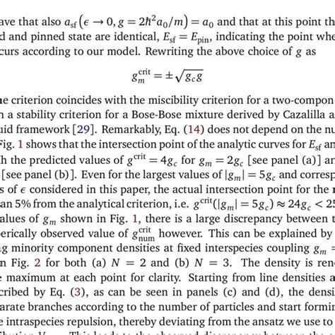 Coherence C As A Function Of The Intraspecies Interaction Strength G