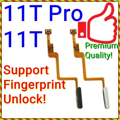 Support Fingerprint New Ori On Off Power Volume Button Switch Flex Ribbon Xiaomi T Pro
