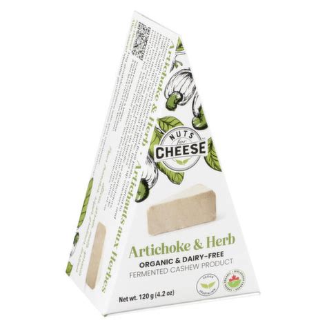Nuts For Cheese Dairy Free Artichoke And Herb Cheese Save On Foods