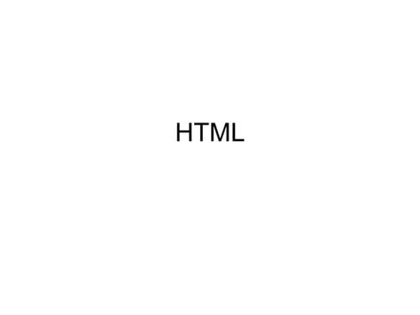 Html Lesson 1 Pptx