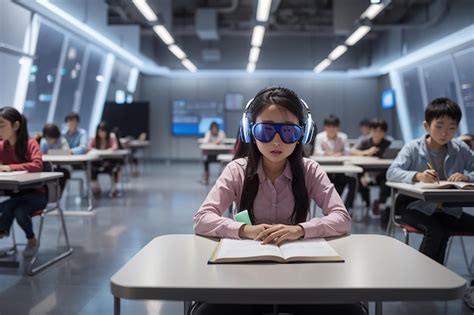 Premium Ai Image The Future Of Homework Virtual Assignments In