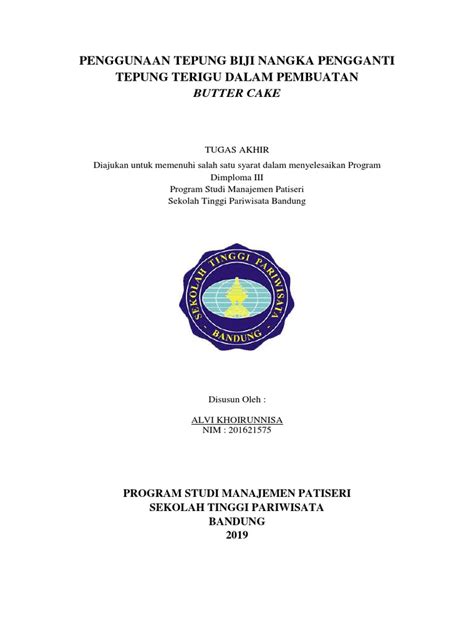 Tepung Biji Nangka Pdf