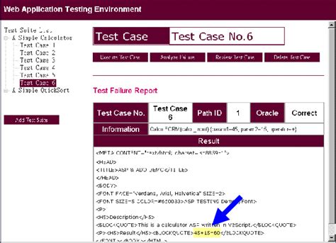 The Test Execution Result Viewer Download Scientific Diagram