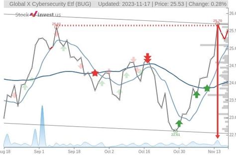 bug signal alert double top identified r stockinvest