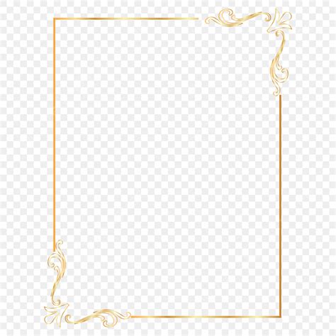 황금 테두리 프레임 디자인 무료 Png 황금 테두리 디자인 경계 Png 일러스트 및 벡터 에 대한 무료 다운로드 Pngtree