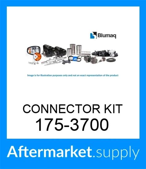 175 3700 Connector Kit 5345373 9u7246 9u 7246 534 5373 Fits