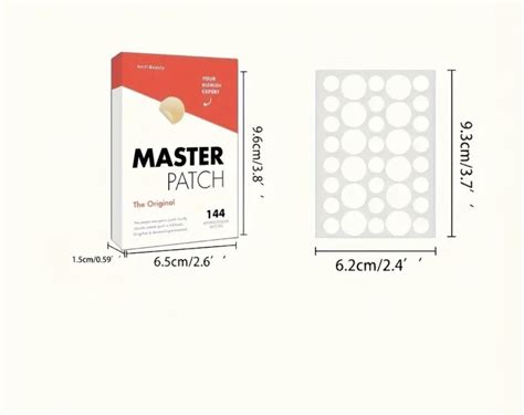Master Patch Original 144 Hydrocolloid Pimple Patches For Fast Acne