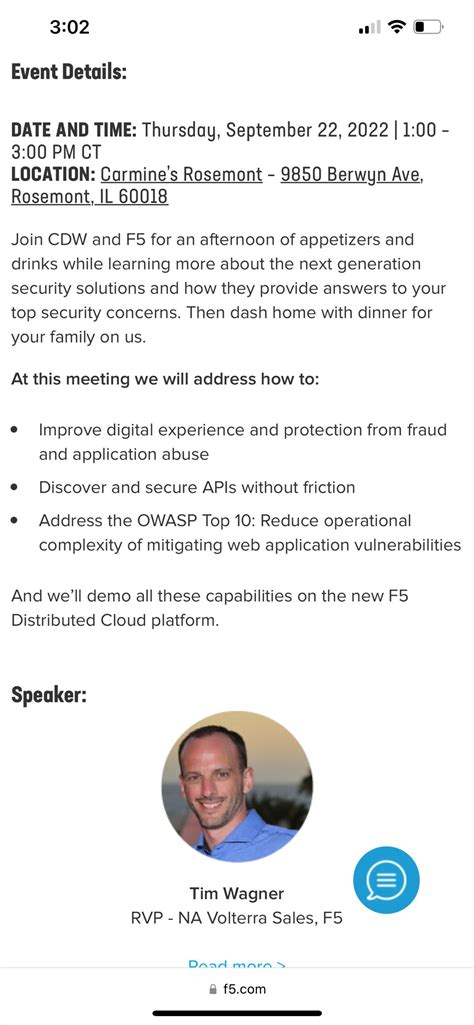 Patrick Collins On Linkedin Please Join Us For An Update On F5