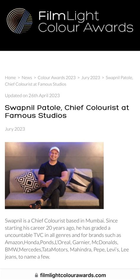 Swapnil Patole Icg On Linkedin Gratitude 🙏🏽 And My Honour To Be Part Of This Jury 🫶🏽 Famous