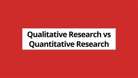 Qualitative Research Vs Quantitative Research What S The Difference 2025