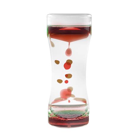 Liquid Bubble Timer Color Hourglass Timer Decompression Toy 100ml