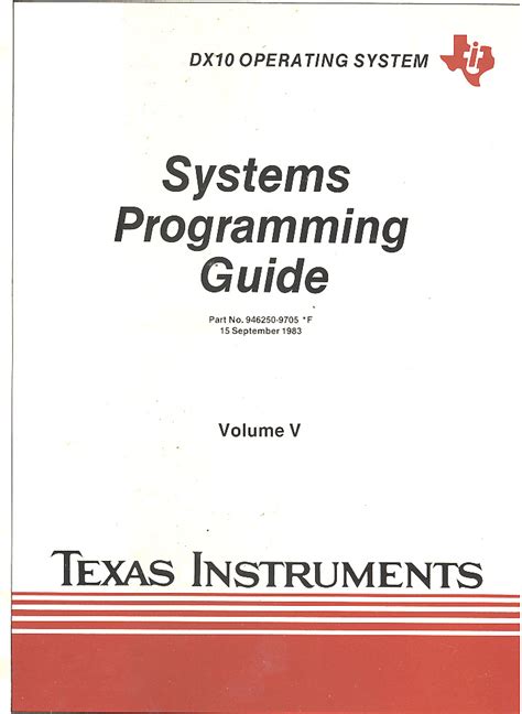 dx10 operating system systems programming guide manual computing