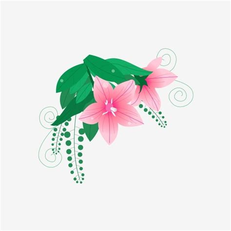 รูปกรอบดอกไม้ตกแต่งมุมสีชมพู Png ดอกไม้ พืช เฟรมภาพตัดปะภาพ Png และ เวกเตอร์ สำหรับการดาวน์