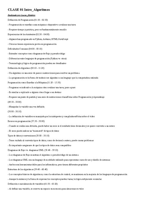 Clase 01 Intro Algo Hola Clase 01 Introalgoritmos Realizado Por