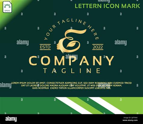 Creative Beautiful Womans Face With Letter E Luxury Beauty Face Logo Stock Vector Image And Art
