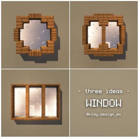 🎨 Fullofmc Minecraft Content🌾 On Instagram Beautiful Window Designs🪟 Credit Klay