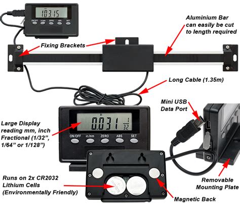 Digital Readout Bars Dedicated Remote Display Arc Euro Trade