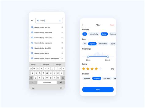 E Course E Learning Mobile App UI UX Design Behance