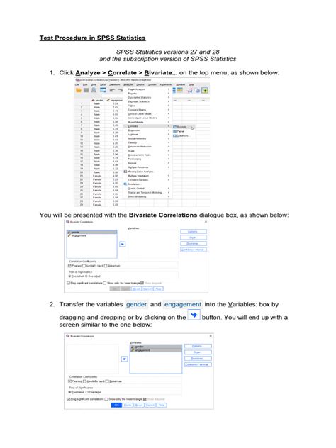 Test Procedure In Point Biserial Correlation Pdf