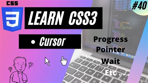 css3 cursor properties in hindi css3 40 youtube