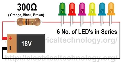 How To Calculate The Value Of Resistor For Led Leds Circuits