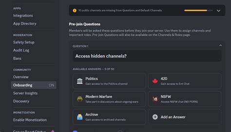 How Do I Add More Channels To Default Channels There S No Default Channels Option Under