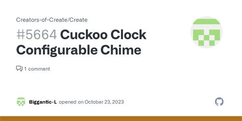Cuckoo Clock Configurable Chime · Issue 5664 · Creators Of Createcreate · Github