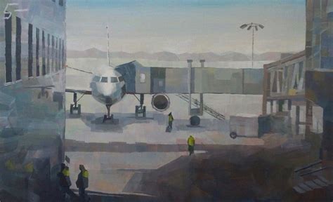 Иллюстрация Аэропорт в стиле академический рисунок, графика,