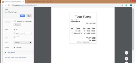 PHP Ajax Point Of Sales System Tutusfunny