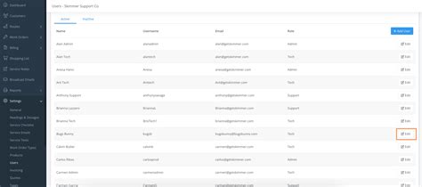add edit or deactivate a user web pool software videos