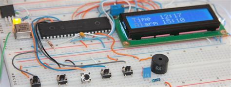 LCD Alarm Clock Microcontroller Based Projects