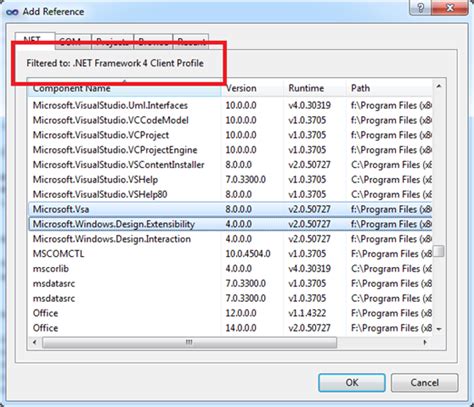 Why Dont Windows Azure Libraries Show Up In Add Reference Dialog When Using NET Framework