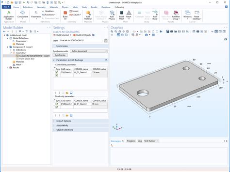 Livelink™ For Solidworks® Updates Comsol® 54 Release Highlights