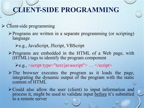 An Overview Of Html Css And Java Script Pptx Web Development Internet
