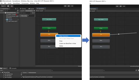【unity】3dアクションゲームを作ろう！4 アニメーションの作成 Tech Projin