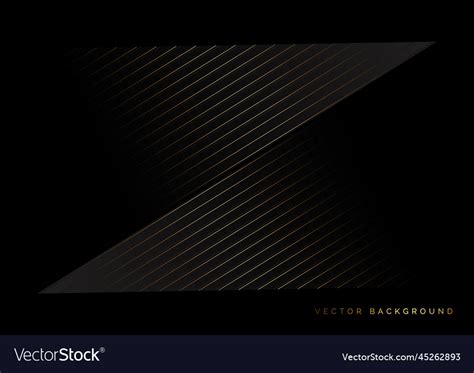 Abstract Stripes Golden Lines Diagonal Overlap Vector Image