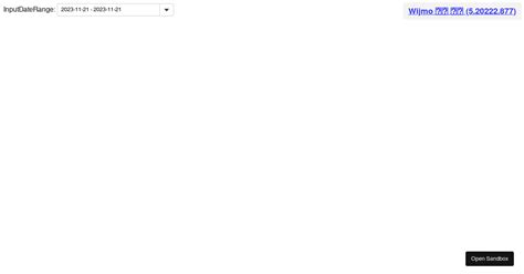 Wijmo Inputdaterange Angular Codesandbox