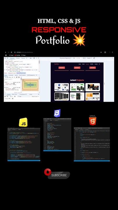 Responsive Portfolio Webdesign Webdevelopment Responsivewebdesign Html Cssjavascript