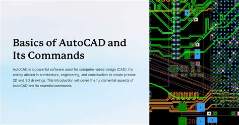 Basics Of AutoCAD And Its Commands