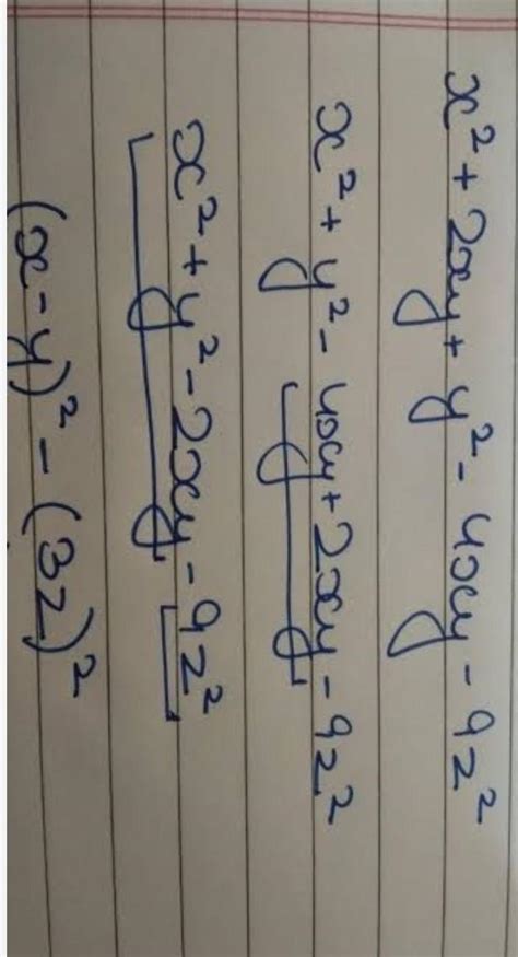 Factorize The Following