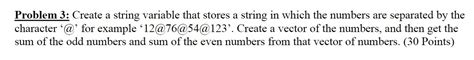 Solved Problem Create A String Variable That Stores A Chegg