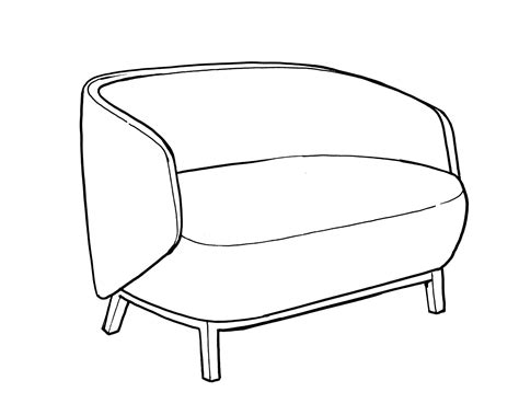 Concha Fabric Small Sofa By Bosc Design Samuel Accoceberry