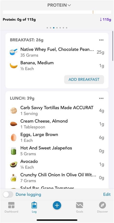 App Glitch Macros Not Adding Up Rloseitapp