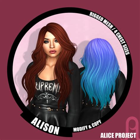 Second Life Marketplace Alice Project Demo Alison