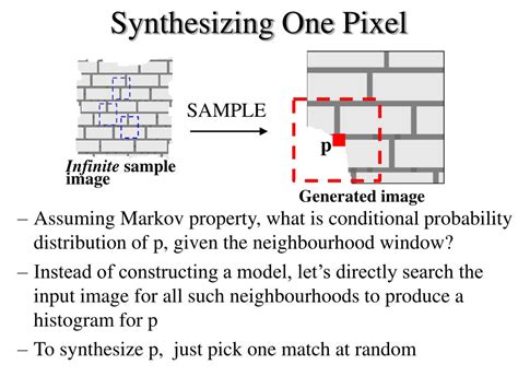 ppt texture synthesis by non parametric sampling powerpoint