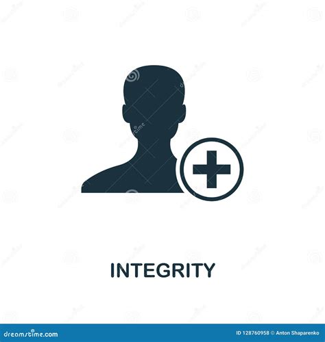 Integrity Icon Monochrome Style Design From Business Ethics Icon Collection Ui And Ux Pixel
