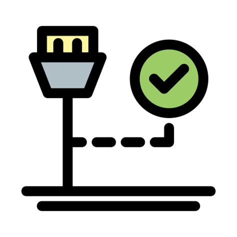Usb Connector Generic Outline Color Icon