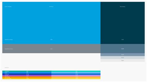 Salesforce Brand Color Palette