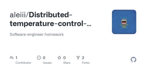 GitHub Aleiii Distributed Temperature Control System Software Engineer Homework